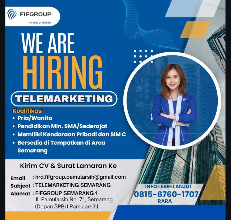 Lowongan Kerja Telemarketing di FIFGROUP - LokerSemar.id