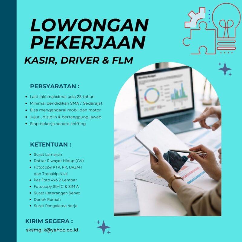 Lowongan Kerja Kasir, Driver & FLM di PT. Swadharma Sarana Informatika ...