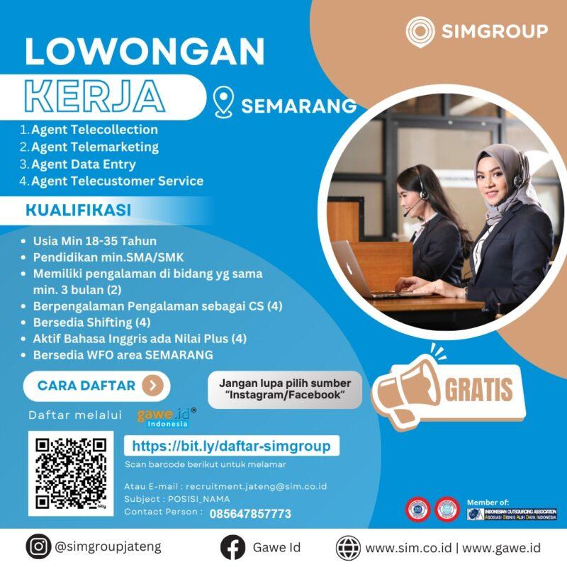 Lowongan Kerja Agent Telecollection - Agent Telemarketing - Agent Entry ...
