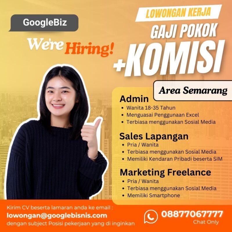 Lowongan Kerja Admin - Sales Lapangan - Marketing Freelance di Brosur Online - LokerSemar.id