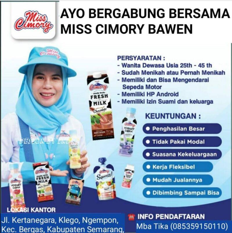 Lowongan Kerja Miss Cimory di PT. Macrosentra Niagaboga - LokerSemar.id