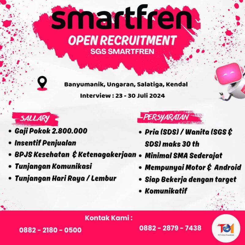 Lowongan Kerja SGS Smartfren di PT. Tri Orion Prospekindo - LokerSemar.id