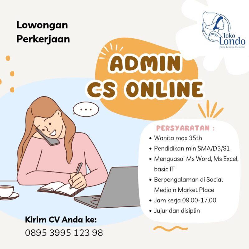 Lowongan Kerja Admin CS Online di Toko Londo - LokerSemar.id