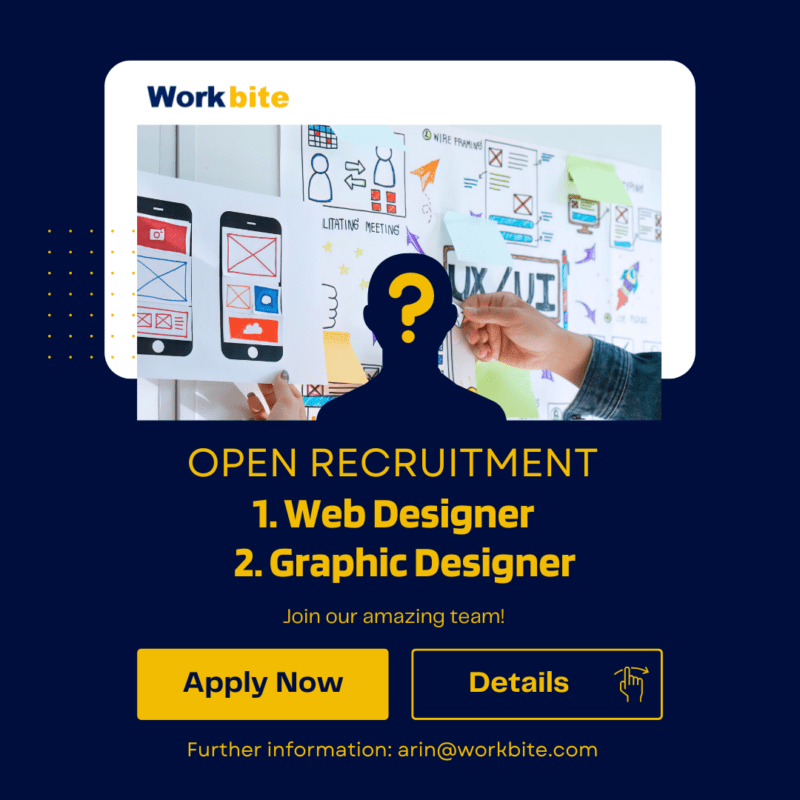 Lowongan Kerja Web Designer - Graphic Designer di Workbite, Pte. Ltd ...