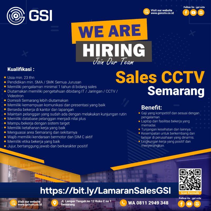 Lowongan Kerja Sales CCTV Semarang - Sales Project Semarang - Teknisi ...