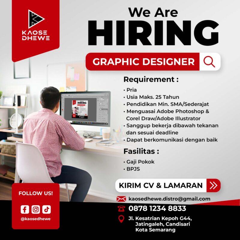 Lowongan Kerja Graphic Designer di Kaosedhewe - LokerSemar.id