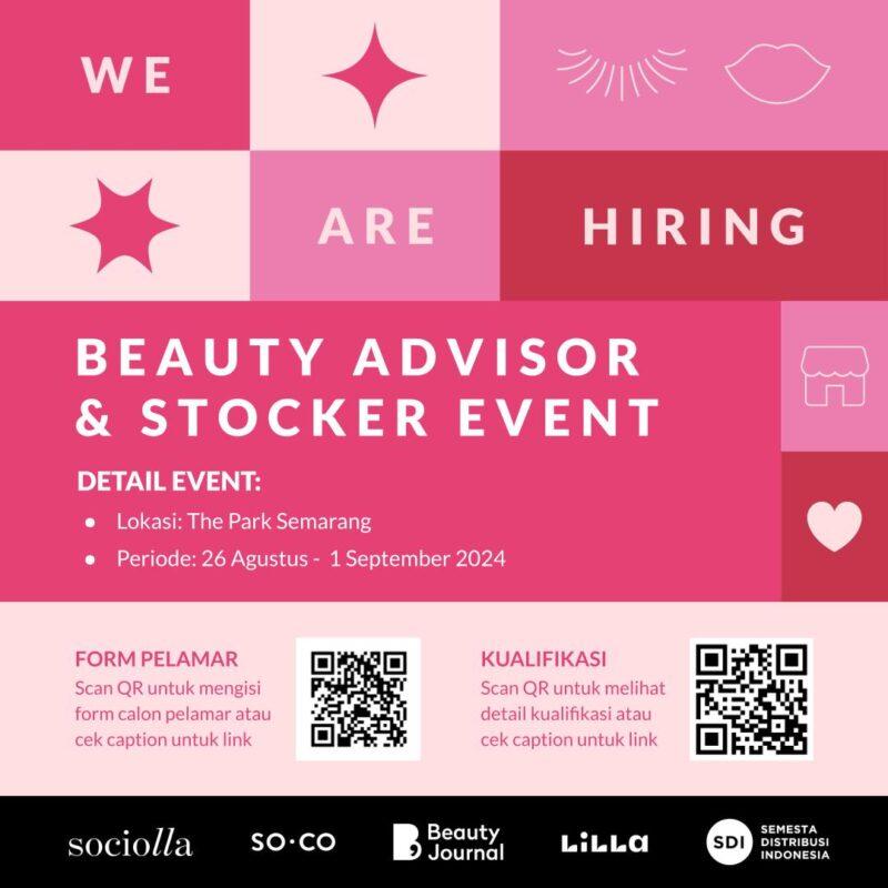 Lowongan Kerja Beauty Advisor (Event) - Stocker (Event) - Retail ...