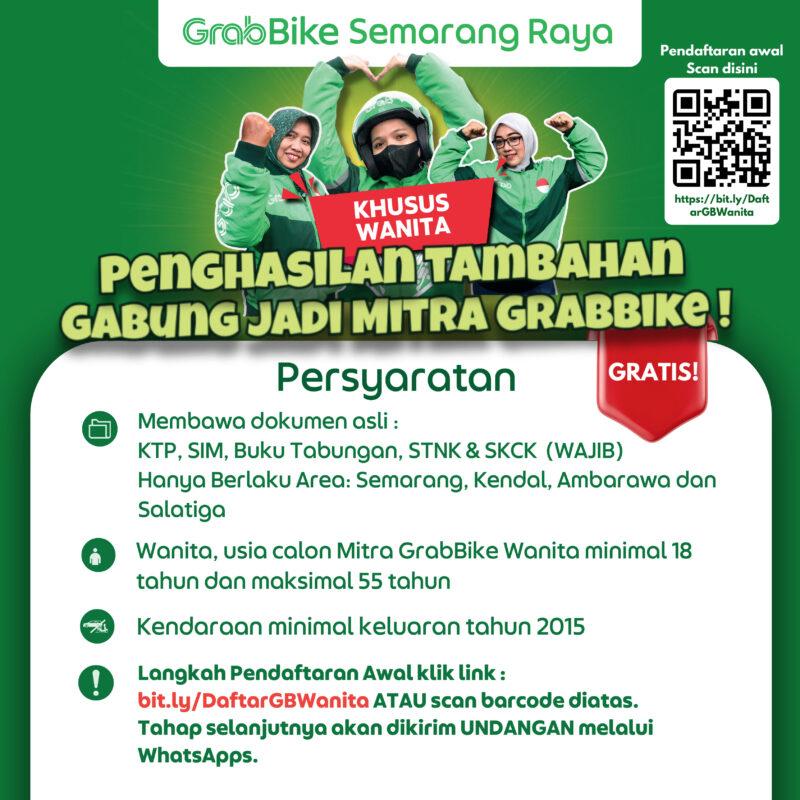 Lowongan Kerja Mitra Grab Bike di Grab - LokerSemar.id