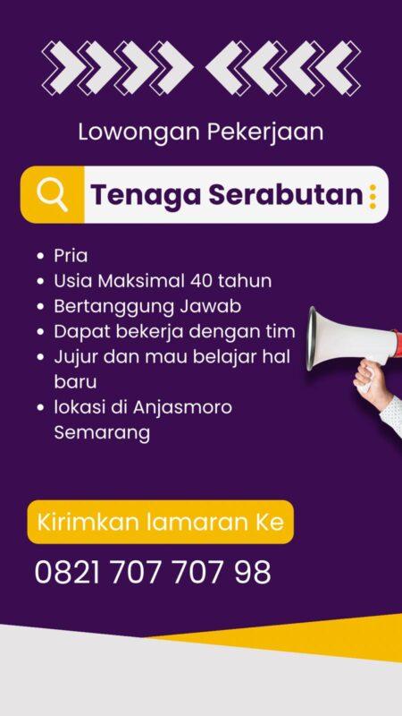 Lowongan Kerja Tenaga Serabutan di Warna Sentosa - LokerSemar.id