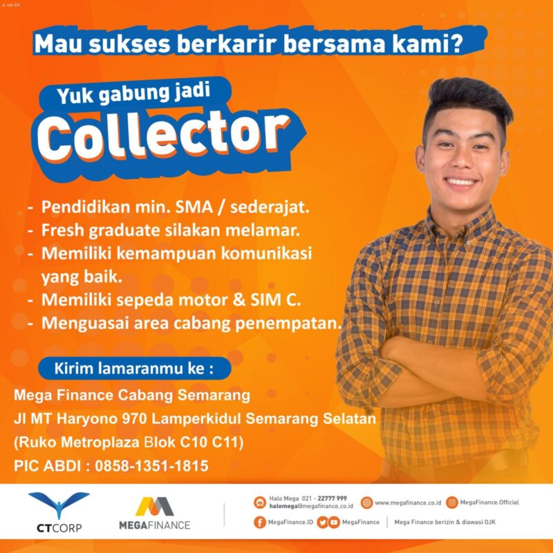 Lowongan Kerja Collector di PT. Mega Finance - LokerSemar.id