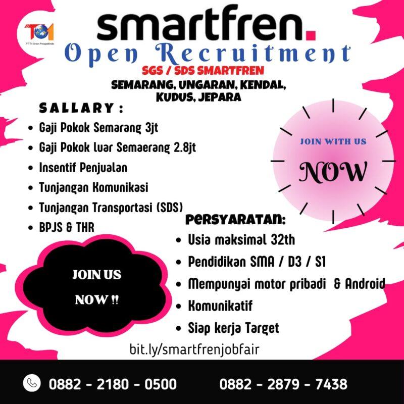 Lowongan Kerja SGS / SDS Smartfren di PT. Tri Orion Prospekindo - LokerSemar.id