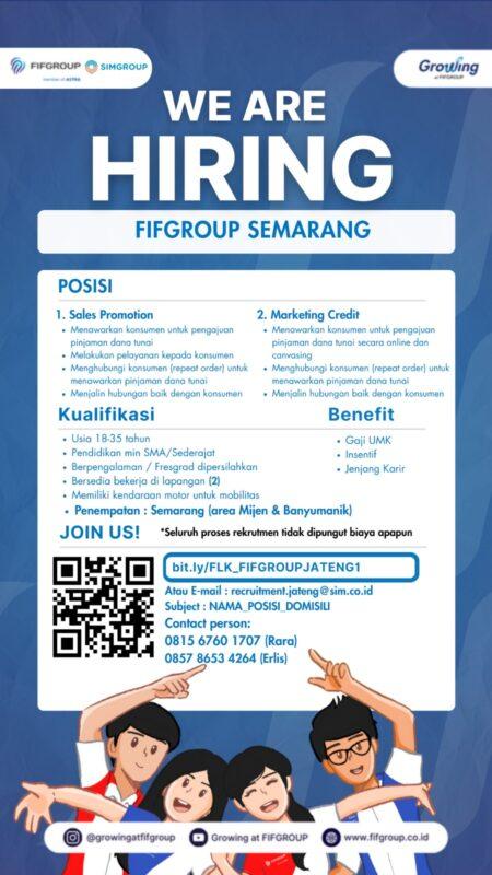 Lowongan Kerja Sales Promotion - Marketing Credit di FIFGROUP ...