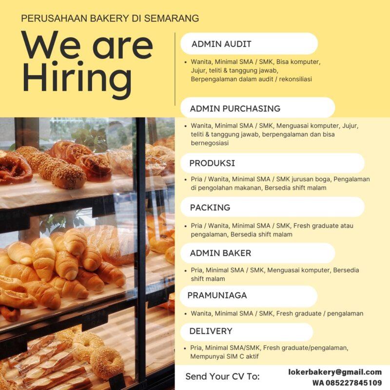 Lowongan Kerja Admin Audit - Admin Purchasing - Produksi - Packing ...