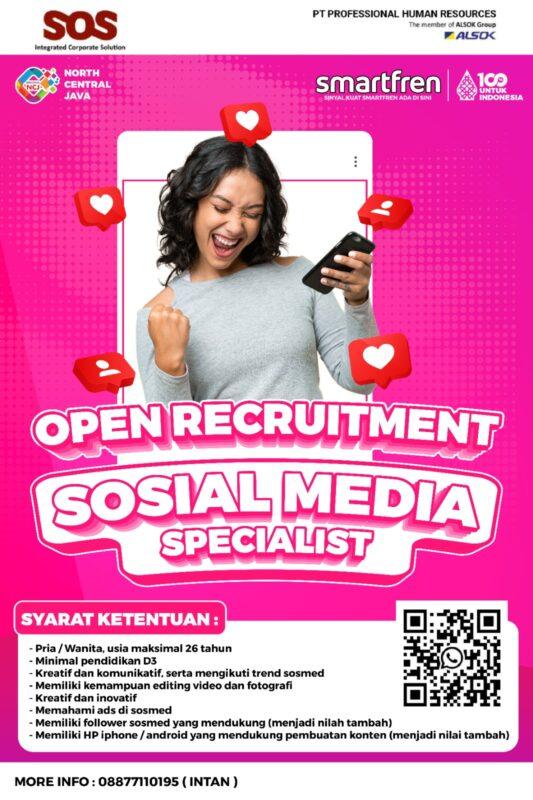 Lowongan Kerja Sosial Media Specialist di Smartfren - LokerSemar.id