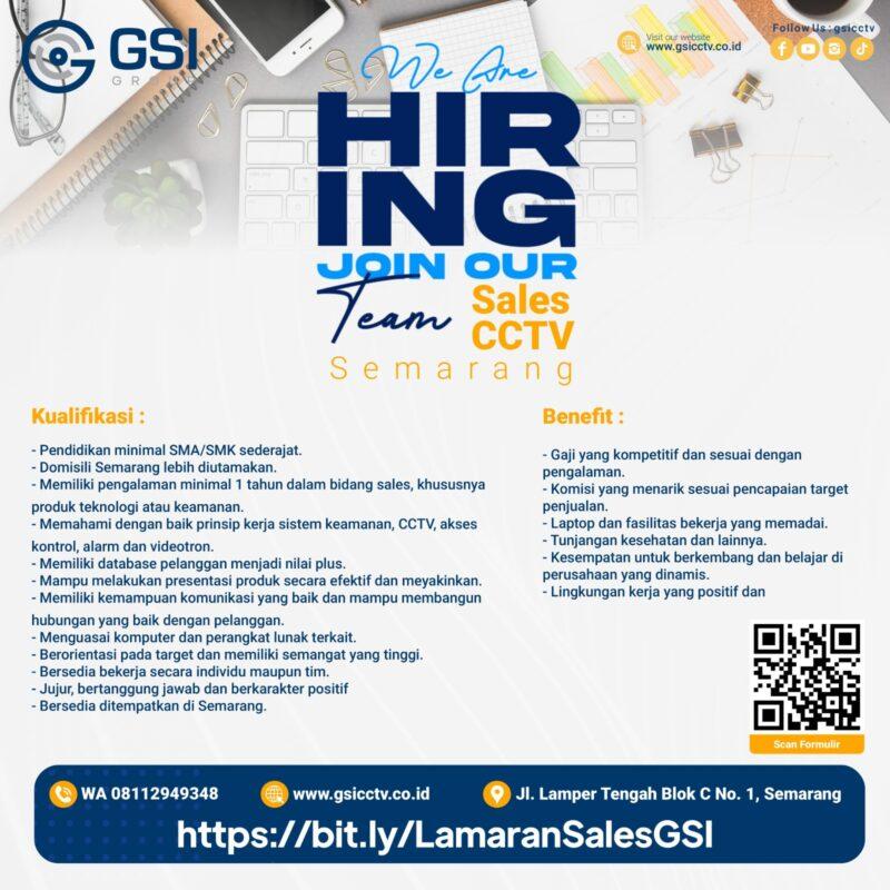 Lowongan Kerja Sales CCTV Semarang - Sales Counter Semarang - Sales ...
