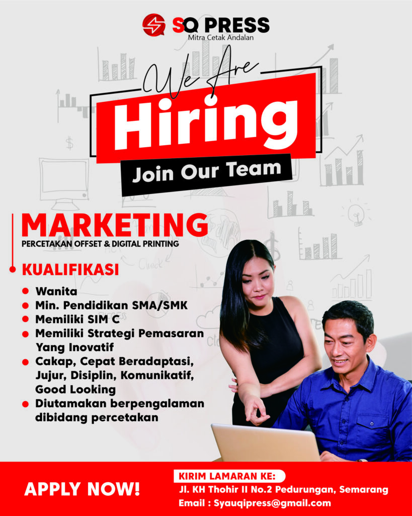 Lowongan Kerja Marketing di SQ Press - LokerSemar.id