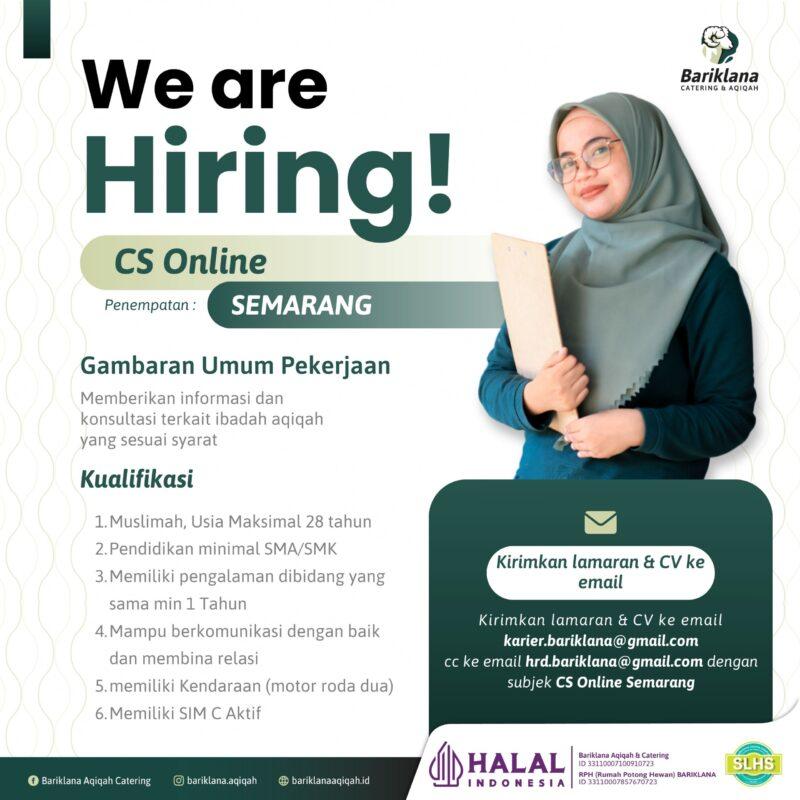 Lowongan Kerja Channel Relationship - CS Online Semarang - CS Online Kendal - PJ Gerai Kendal di ...