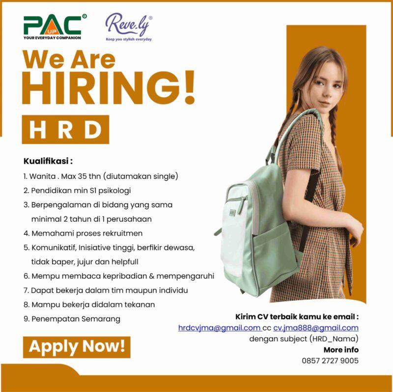 Lowongan Kerja HRD - SPG di CV. JMA - LokerSemar.id