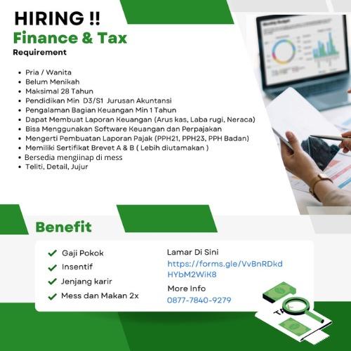 Lowongan Kerja Accounting & Tax di CV. Kahe Group - LokerSemar.id