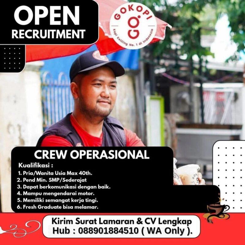 Lowongan Kerja Crew Operasional di Gokopi - LokerSemar.id