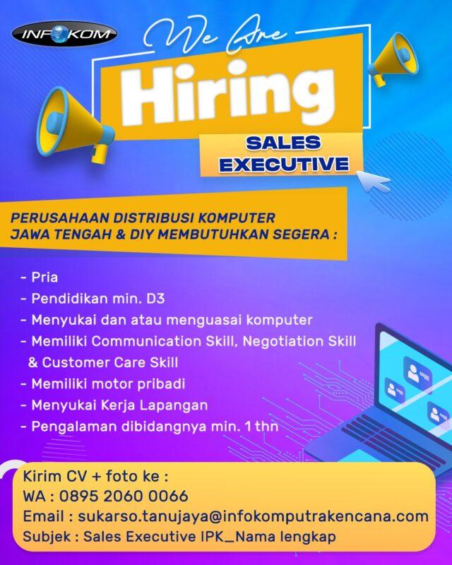 Lowongan Kerja Sales Executive di PT. Infokom Putra Kencana - LokerSemar.id