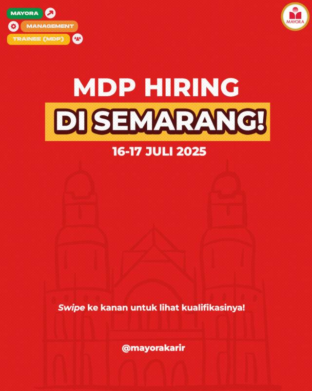 Lowongan Kerja MDP Factory - MDP Sales - MDP IR & GA - MDP Operation di PT. Mayora Indah Tbk ...