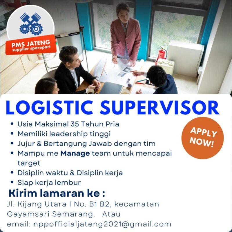 Lowongan Kerja Logistic Supervisor di PT. Partindo Mas Sejahtera - LokerSemar.id