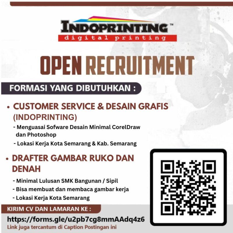 Lowongan Kerja Customer Service & Desain Grafis (Indoprinting) - Drafter Gambar Ruko & Denah di ...