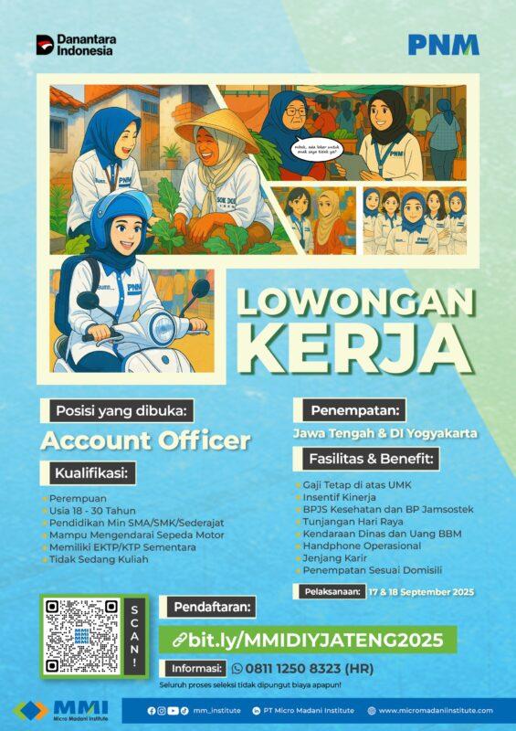 Lowongan Kerja Account Officer di PT. Micro Madani Institute - LokerSemar.id