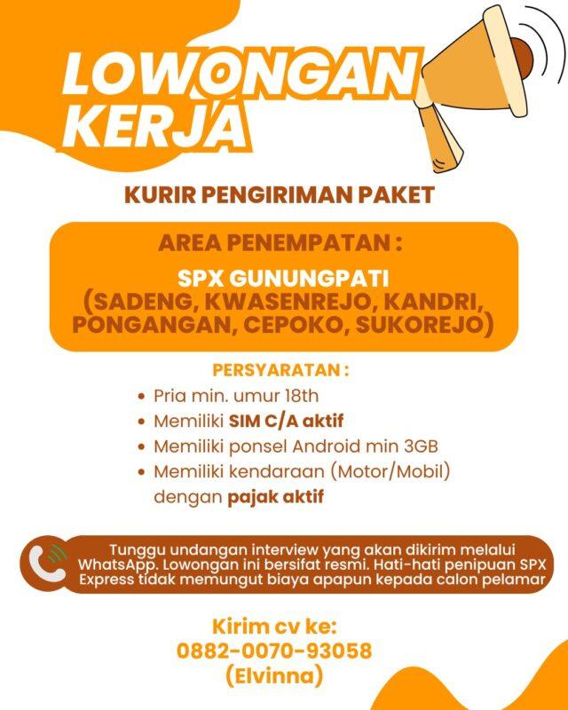 Lowongan Kerja Kurir Pengiriman Paket di SPX Express - LokerSemar.id