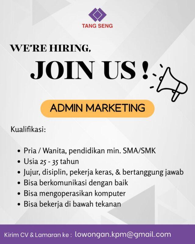 Lowongan Kerja Admin Marketing di PT. Graha Pelangi Jaya - LokerSemar.id