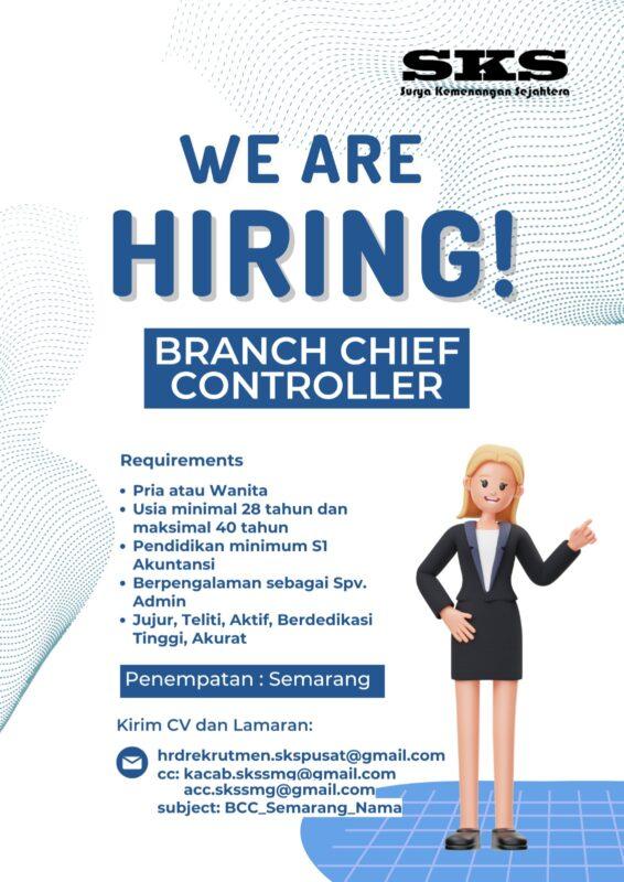 Lowongan Kerja Branch Chief Controller - Salesman di PT. Surya ...
