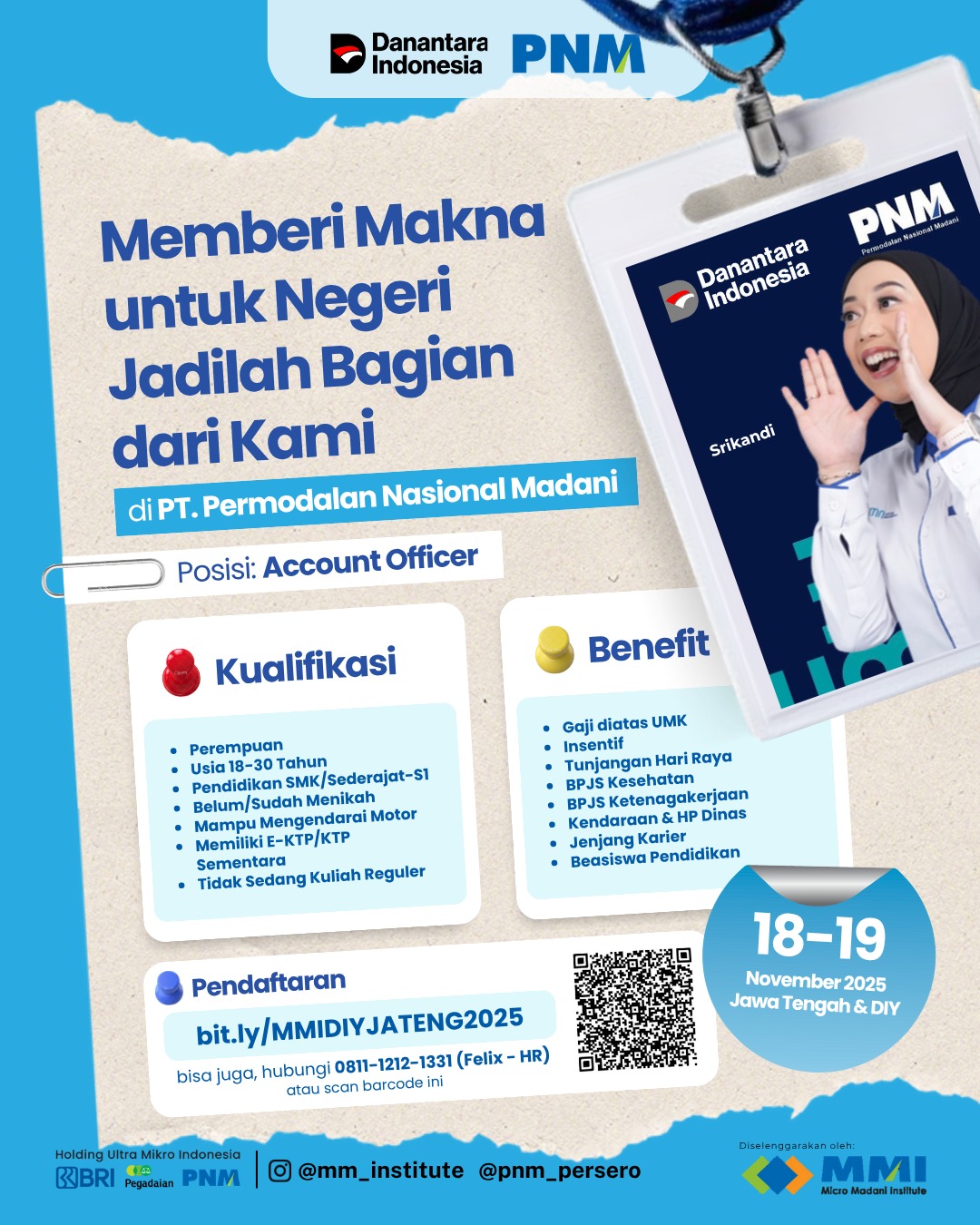 Lowongan Kerja Account Officer di PT. Micro Madani Institute ...
