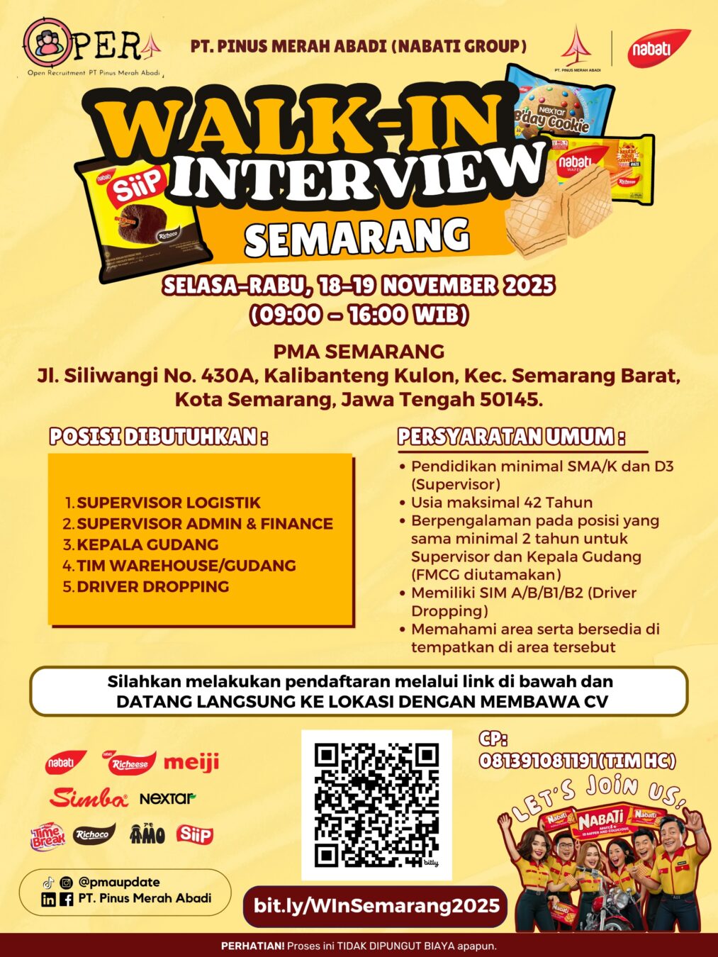 Lowongan Kerja Supervisor Logistik - Supervisor Admin & Finance ...