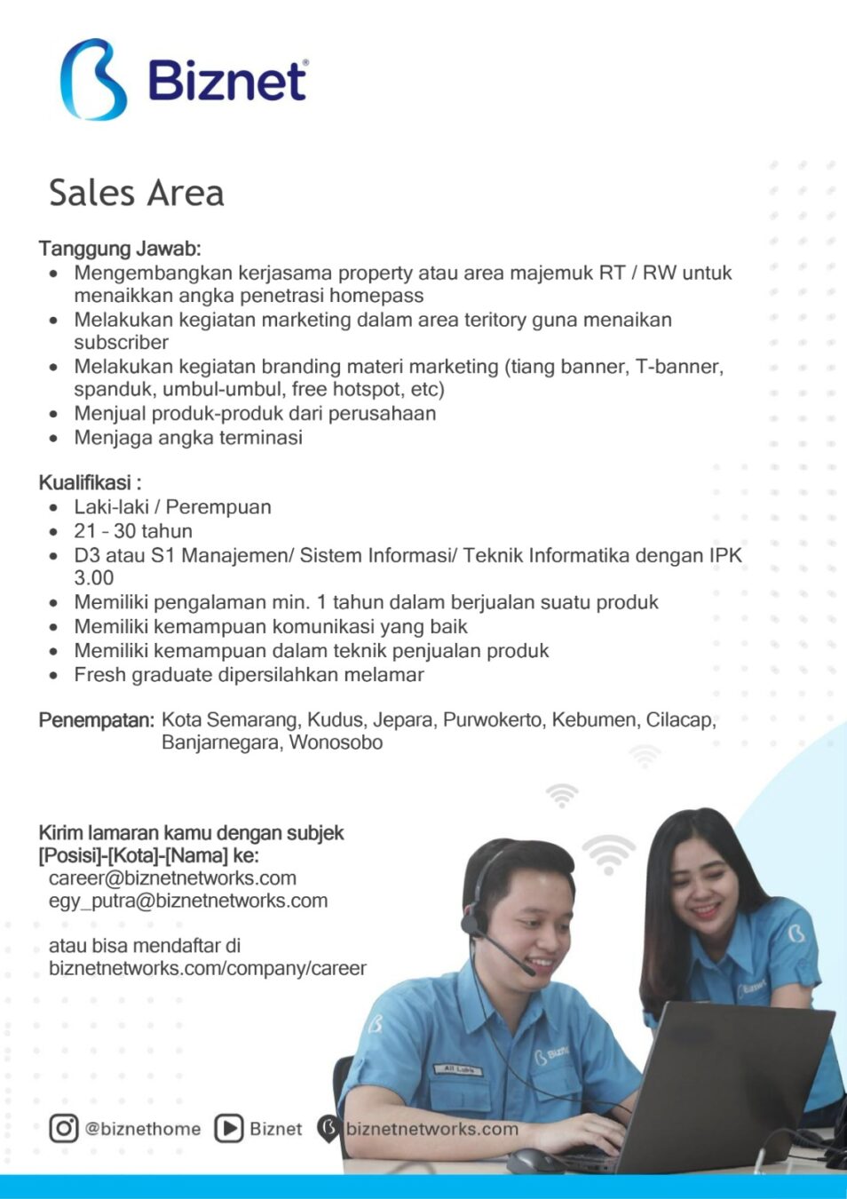 Lowongan Kerja Sales Area - Access Engineer di PT. Supra Primatama ...