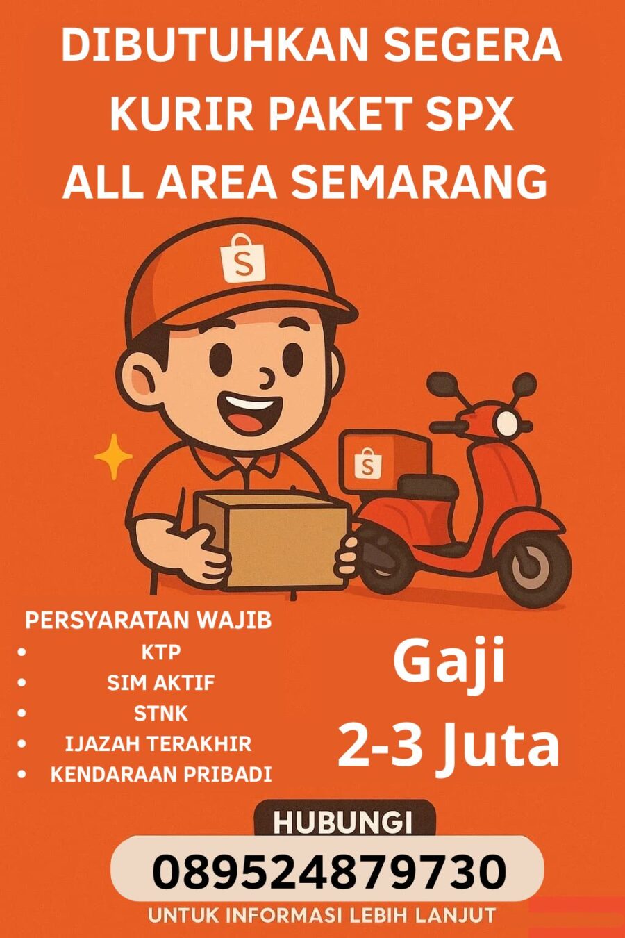 Lowongan Kerja Kurir Paket SPX di SPX Express - LokerSemar.id
