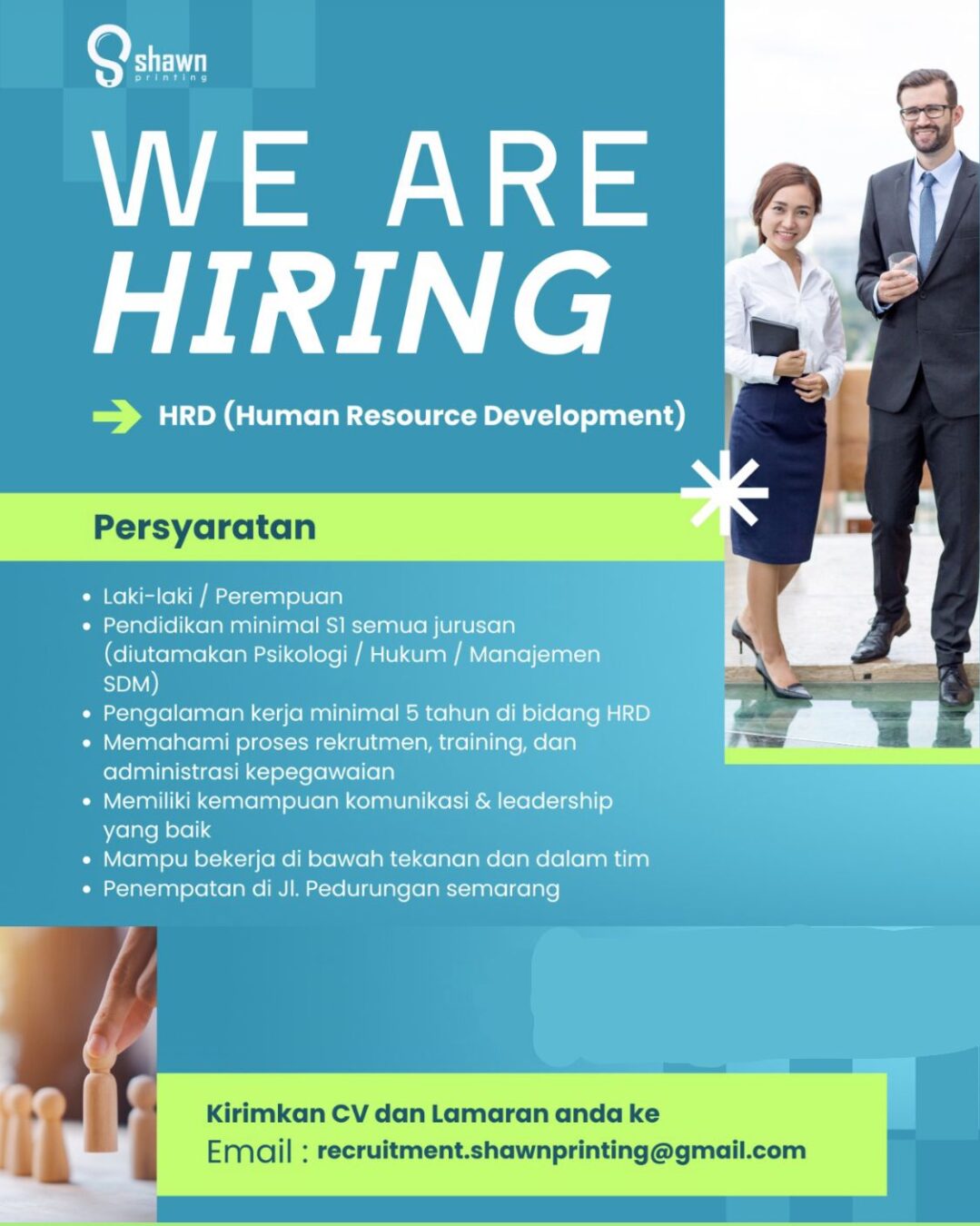 Lowongan Kerja HRD di Shawn Printing - LokerSemar.id