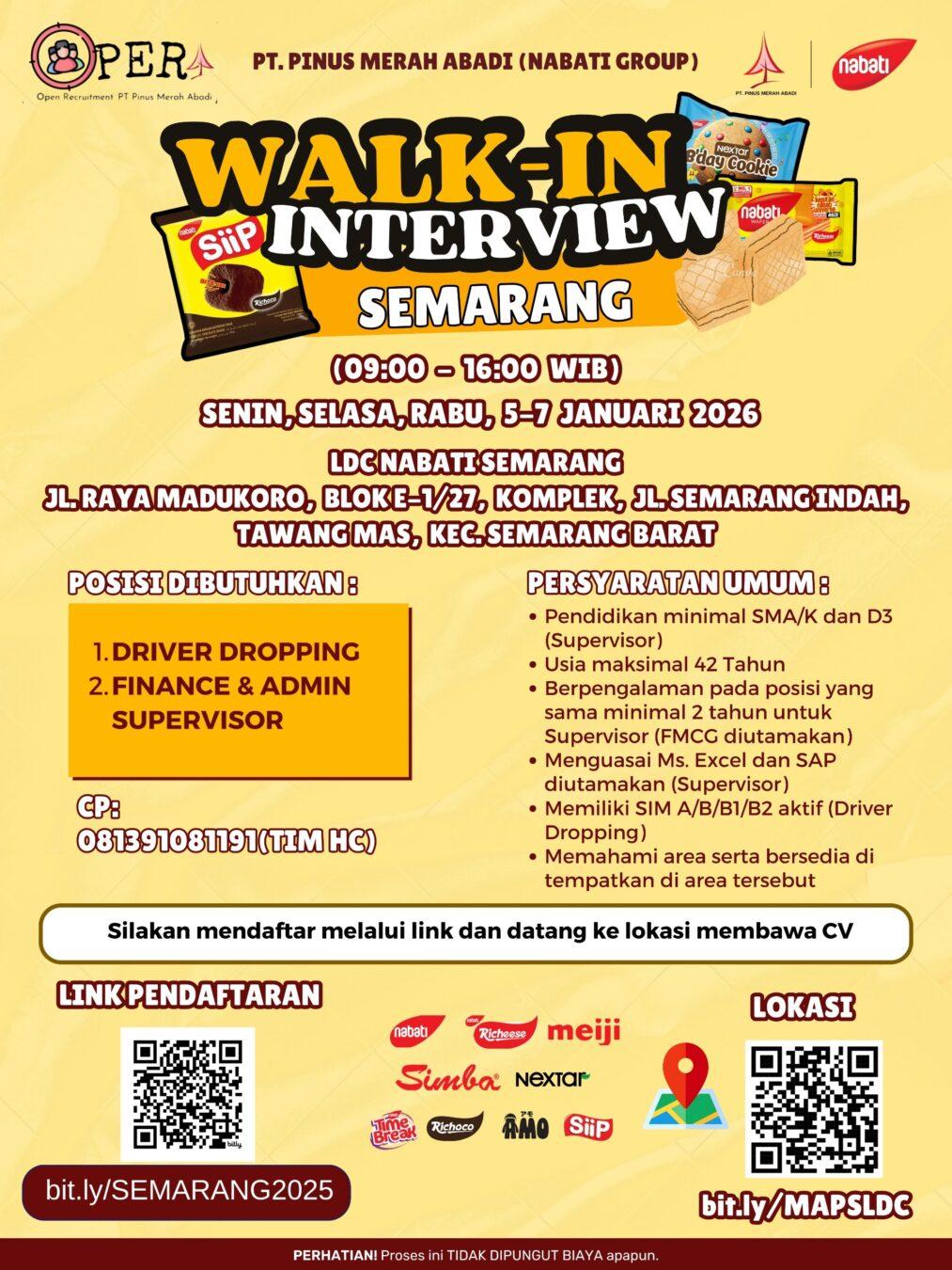 Lowongan Kerja Driver Dropping - Finance & Admin Supervisor di PT ...