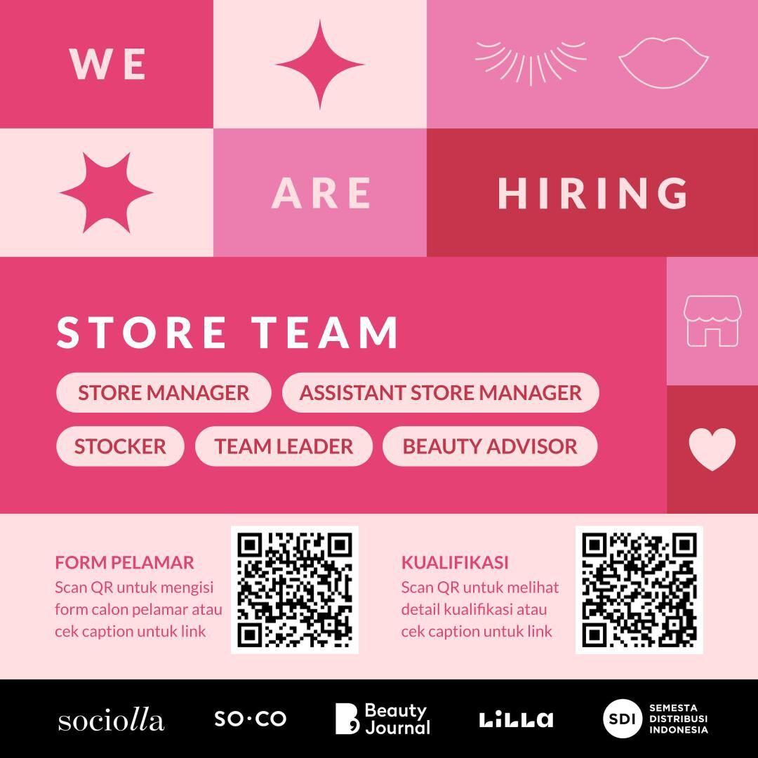Lowongan Kerja Store Manager - Assistant Store Manager - Stocker - Team ...