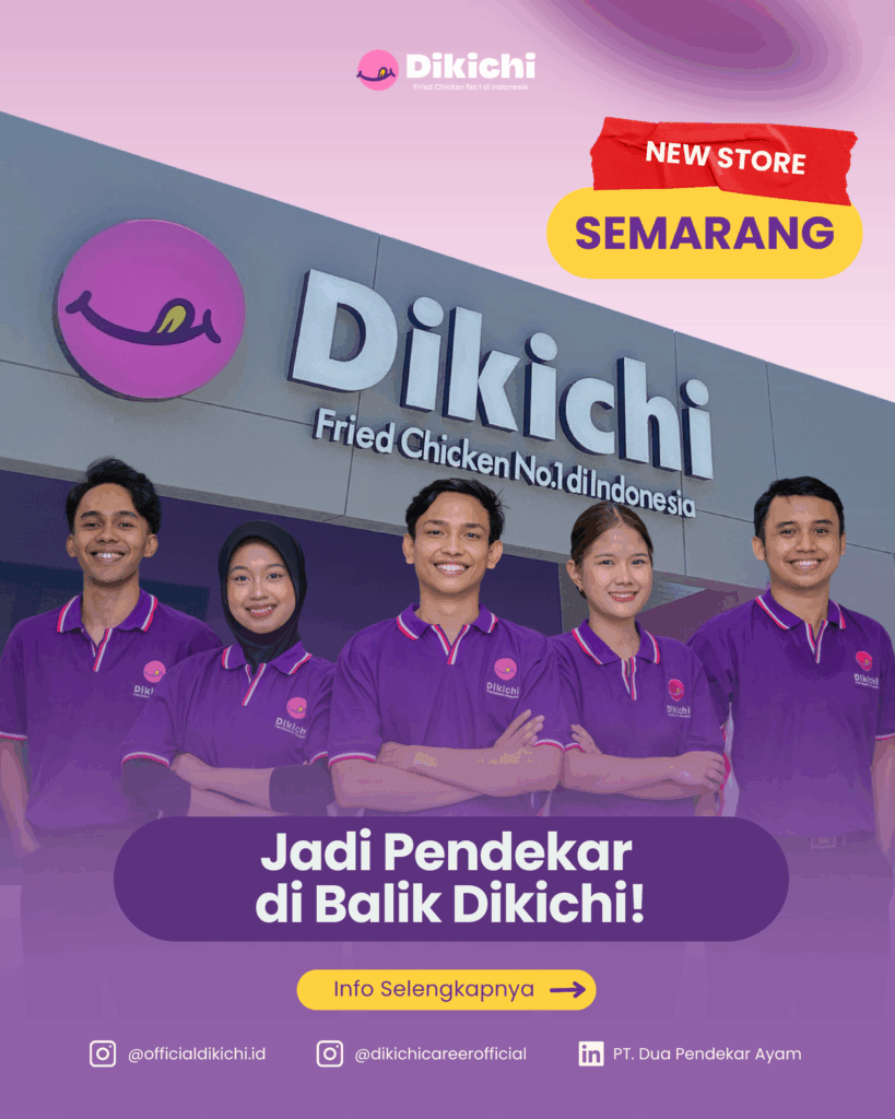 Lowongan Kerja Store Crew - Store Technician di PT. Dua Pendekar Ayam ...