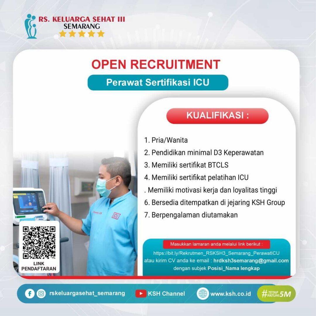 Lowongan Kerja Perawat ICU - Perawat NICU - Staf Marketing ...